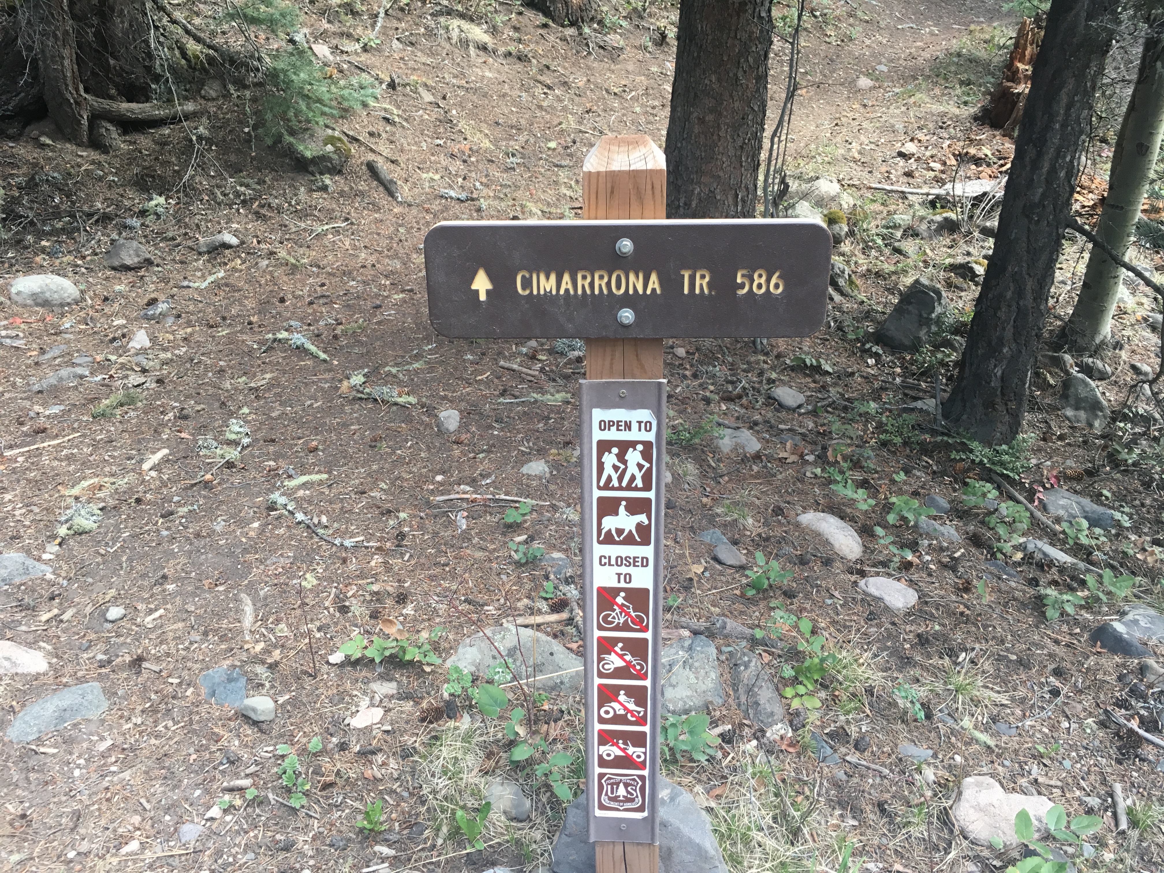 Cimarrona Trail No. 586 - Pagosa Springs Area Trails